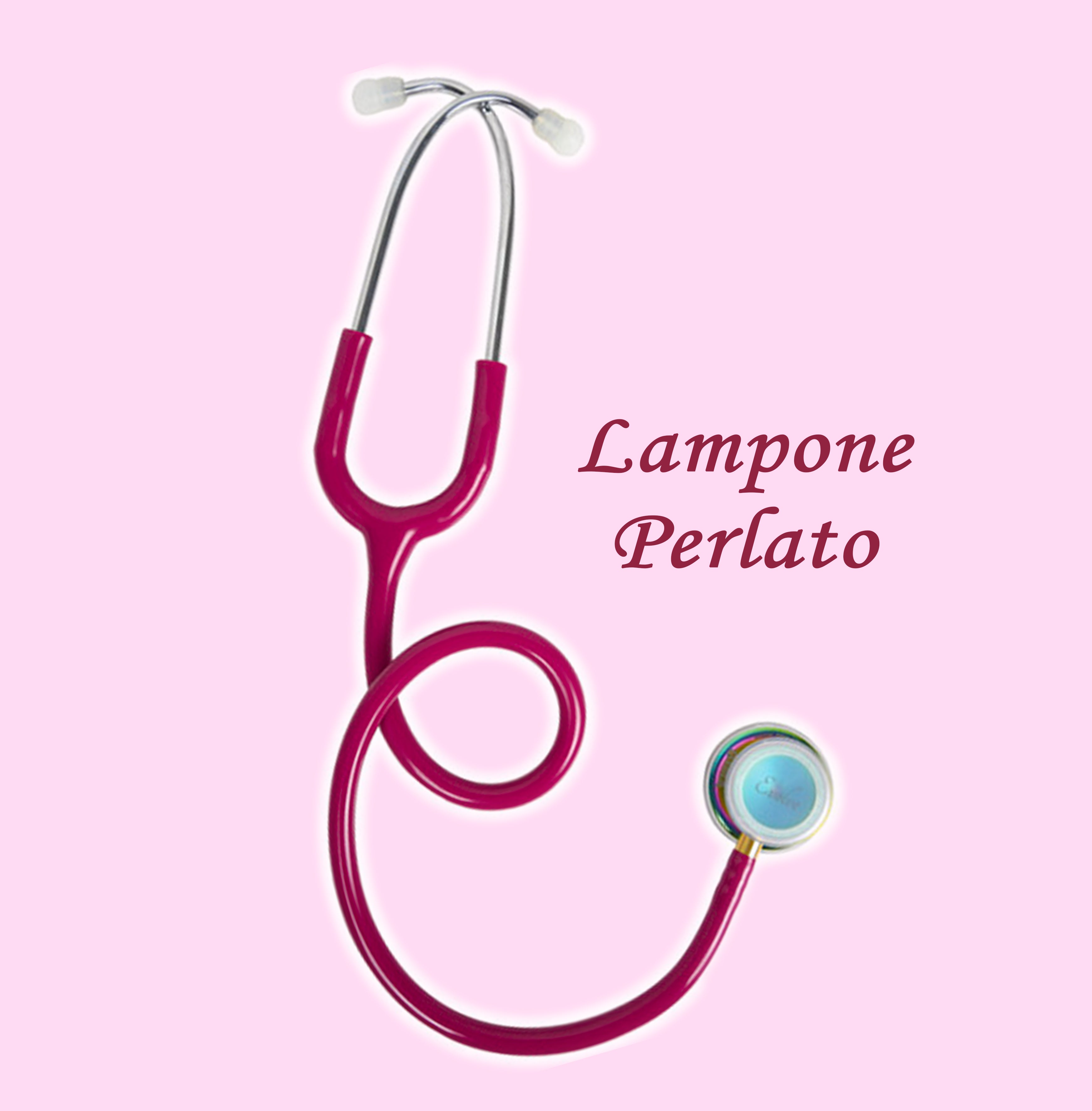 Fonendoscopio Duofo LAMPONE Perlato – Cuffiette in Corsia